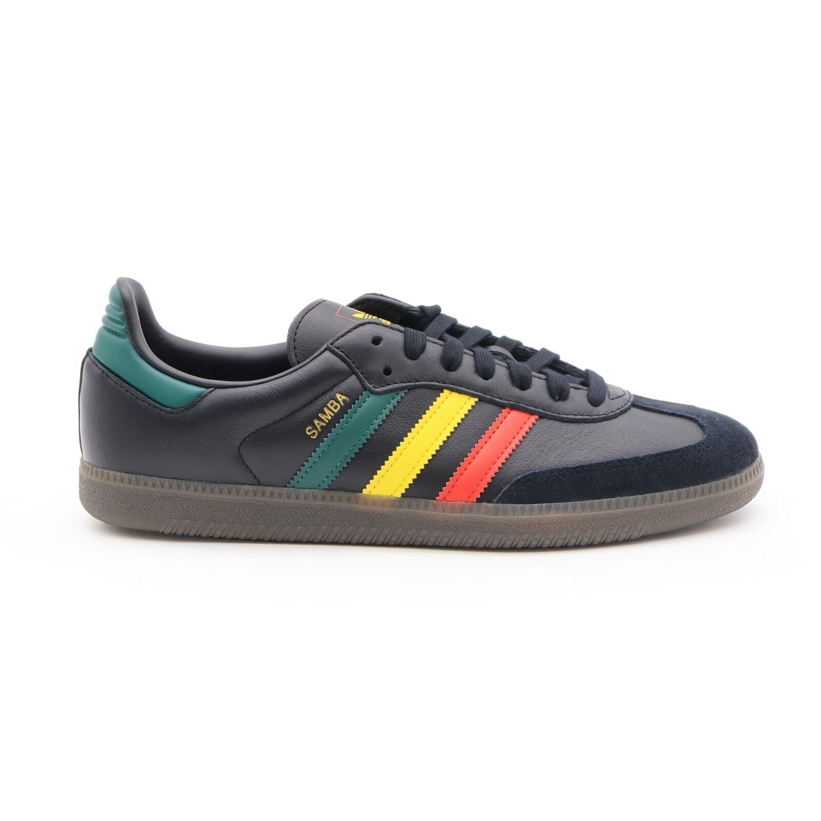 IH3119 adidas Originals Samba OG Rasta Core Black Green Yellow Red (Me ...